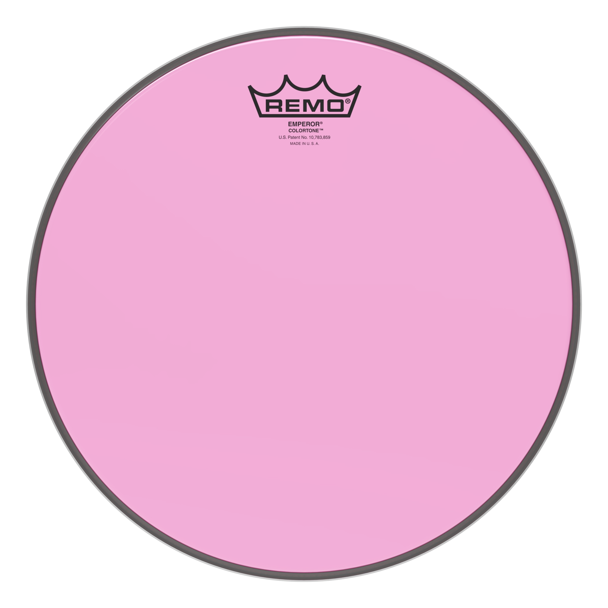 Remo BE-0312-CT-PK 12" Emperor Colortone Pink Drumhead - Vibrant Sound
