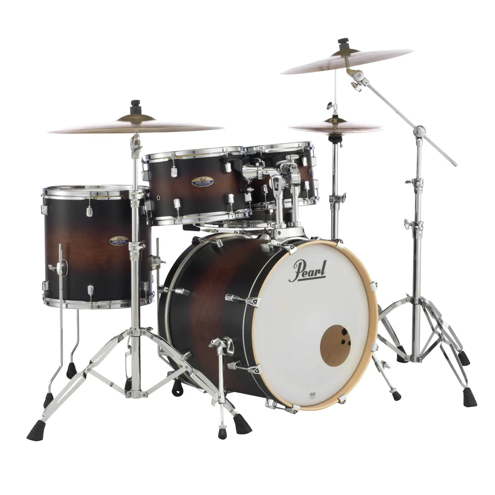 Pearl Decade Maple 5 Piece Fusion Shell Pack - Satin Brown Burst