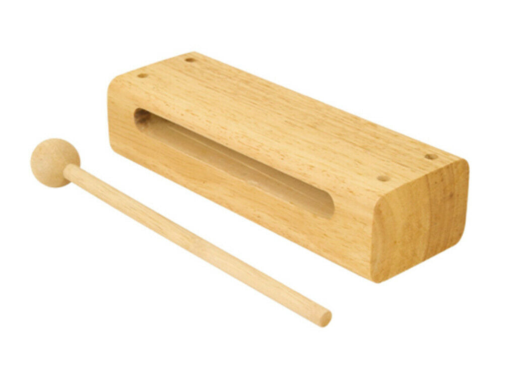 CPK Standard Wood Block 7 x 2 Inch with Beater - Percussion Instrument