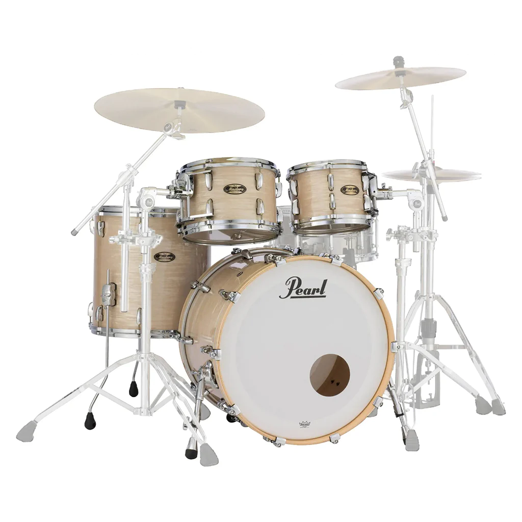 Pearl Master Maple/Gum Ltd ed. 22" 4pc Shell Pack - Platinum Gold Oyst