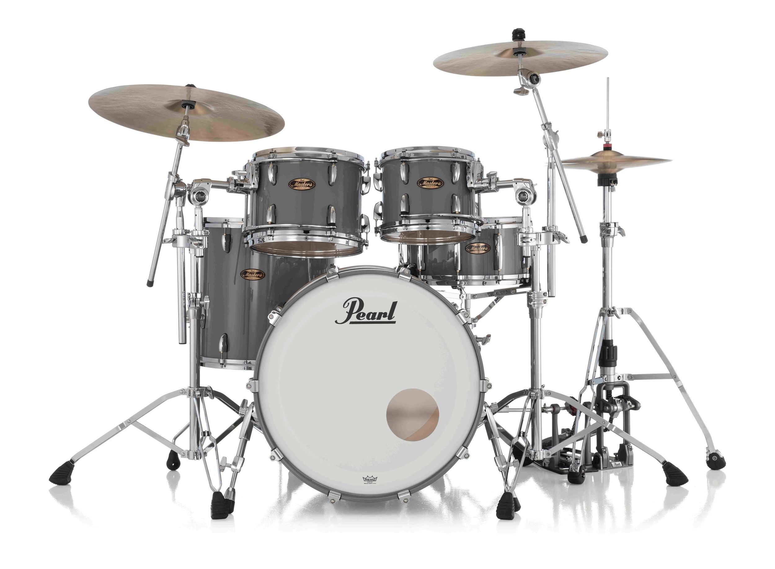 Pearl Master Maple/Gum 22" 4pc Shell Pack - Putty Grey