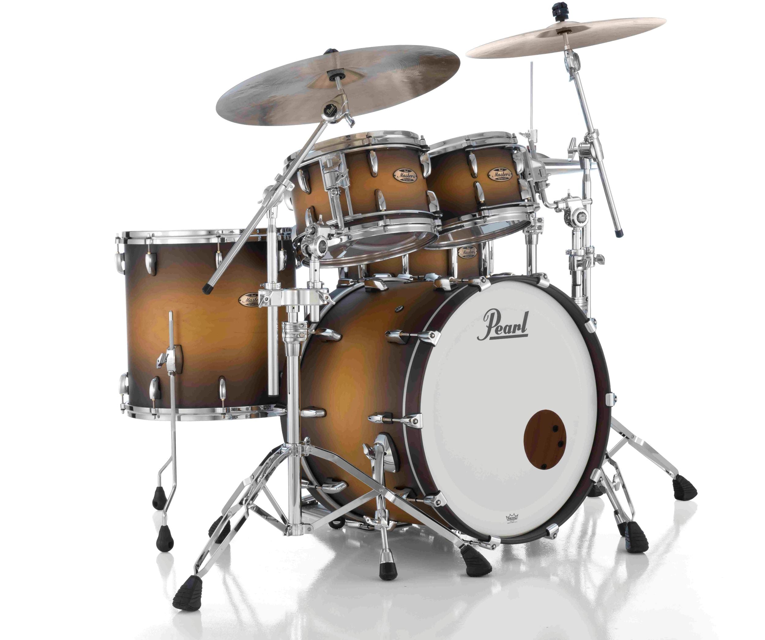 Pearl Master Maple Pure 22" 4pc Shell Pack - Matte Olive Burst