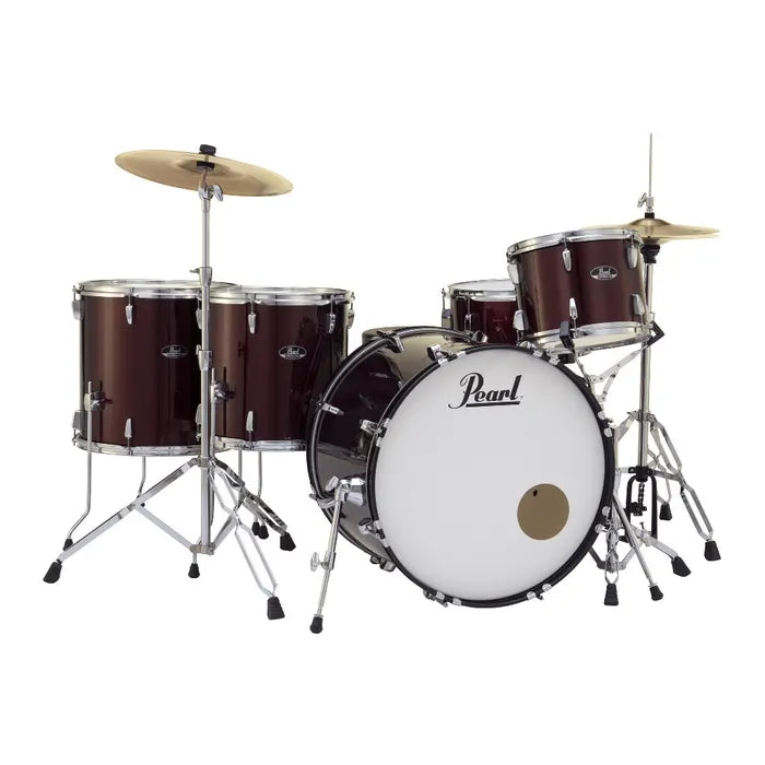 Pearl Roadshow 22" 5-Piece Fusion Plus Drum Set with hardware & Cymbals