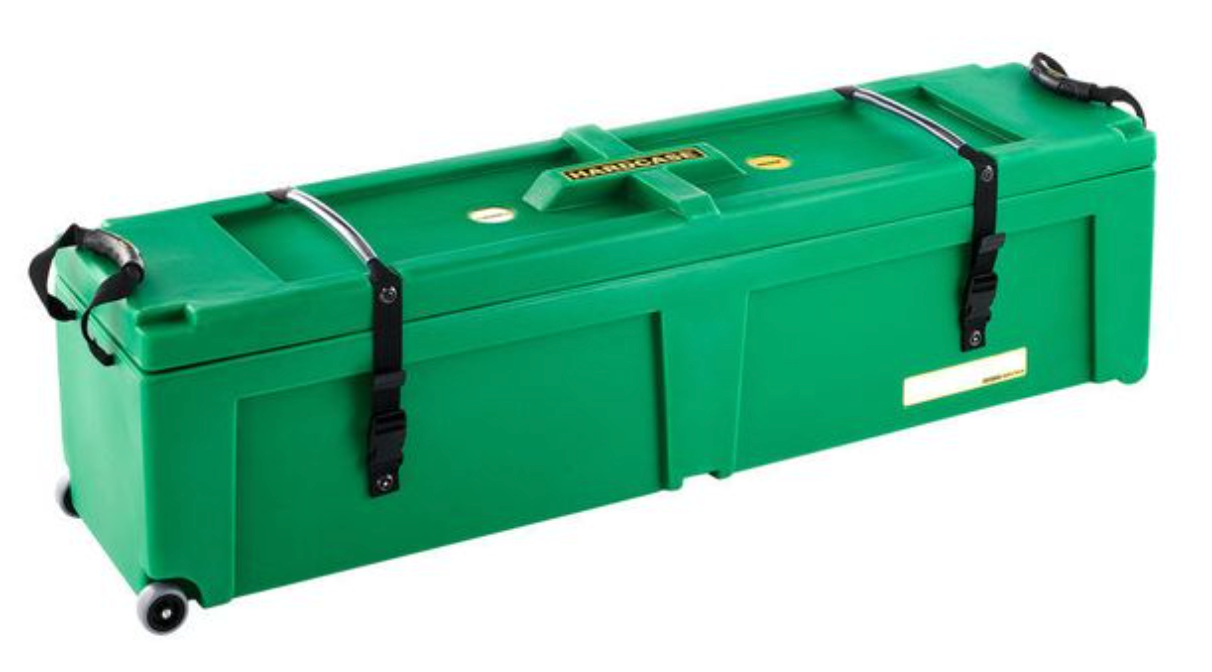 Hardcase Standard Dark Green 48" Hardware Case with Wheels