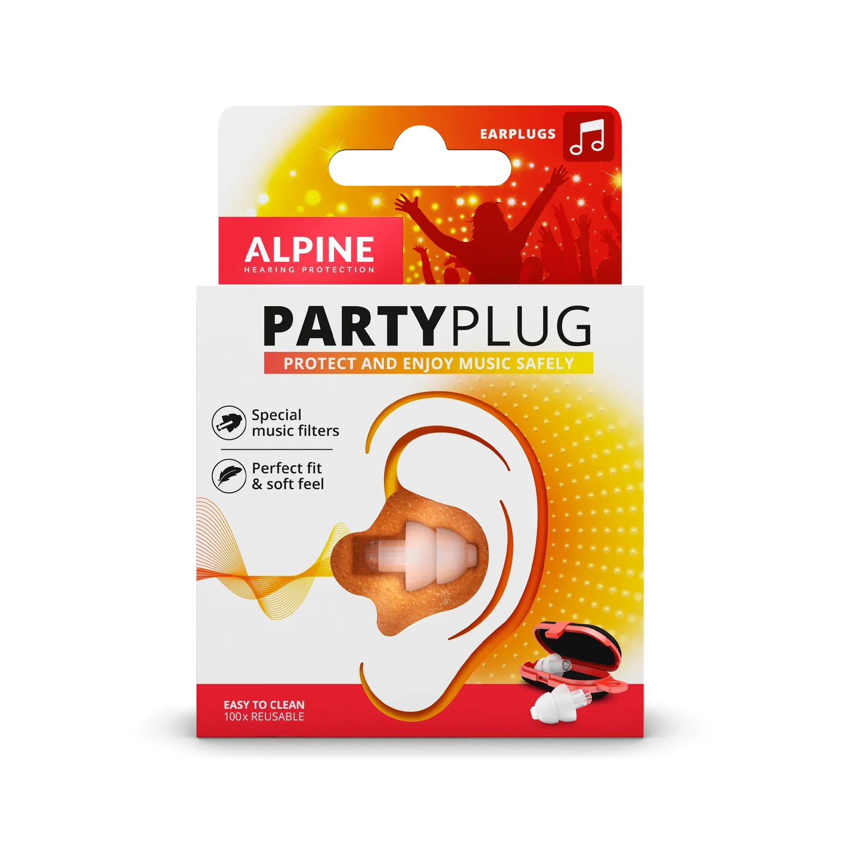 Alpine Hearing Protection PartyPlug Ear Plugs