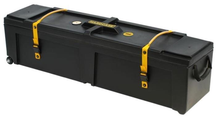 Hardcase Standard Black 48" Hardware Case w/wheels