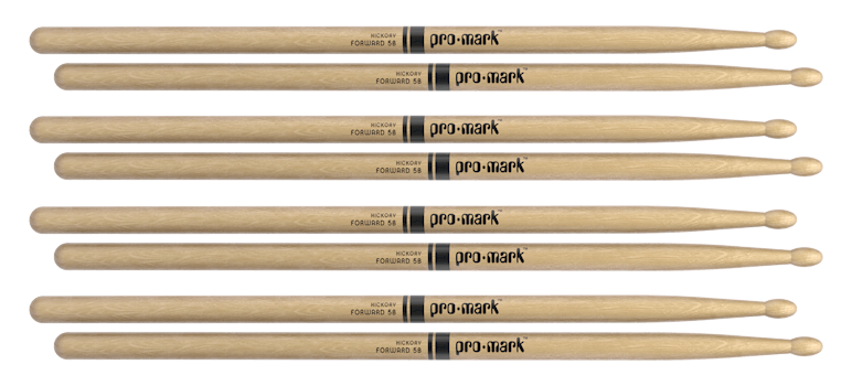 Promark 5B Wood Drum Sticks - 4 Pack